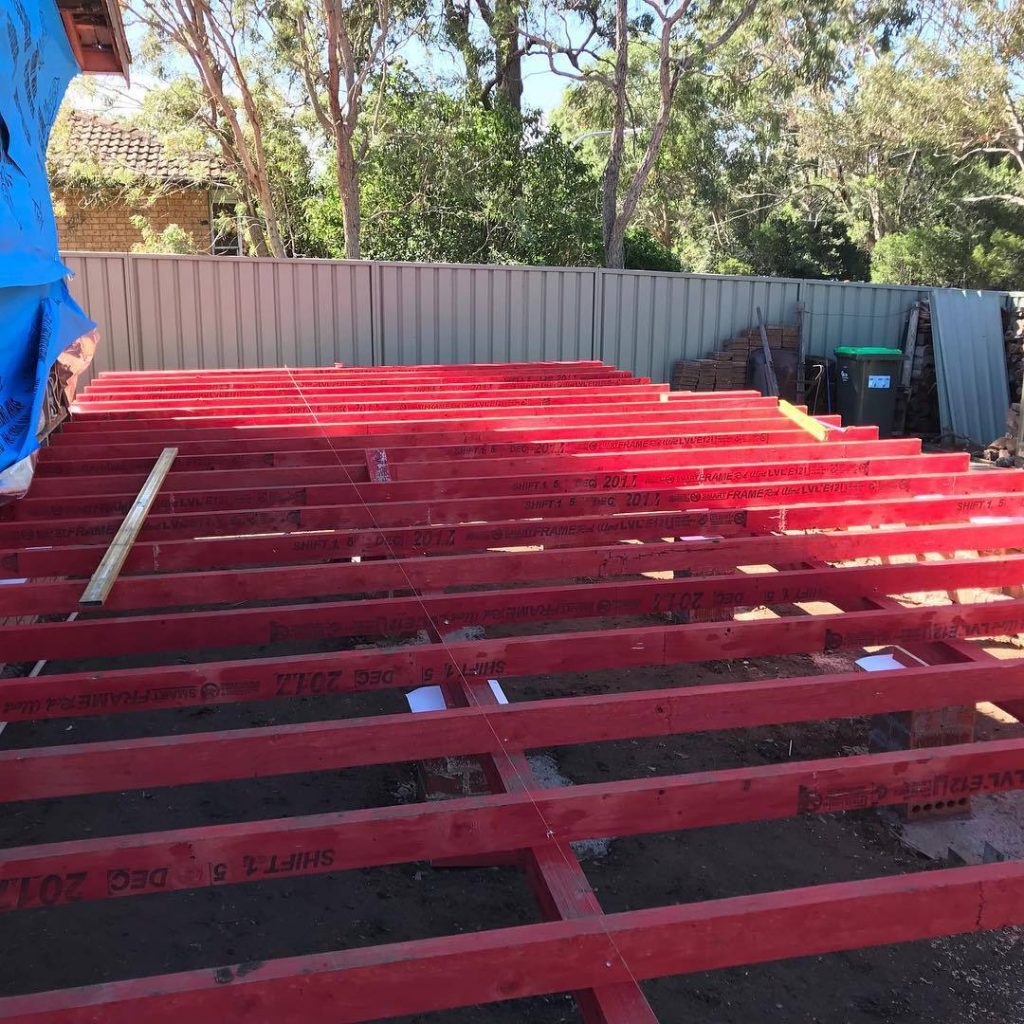 Bearers and joist – Spannenberg & Son